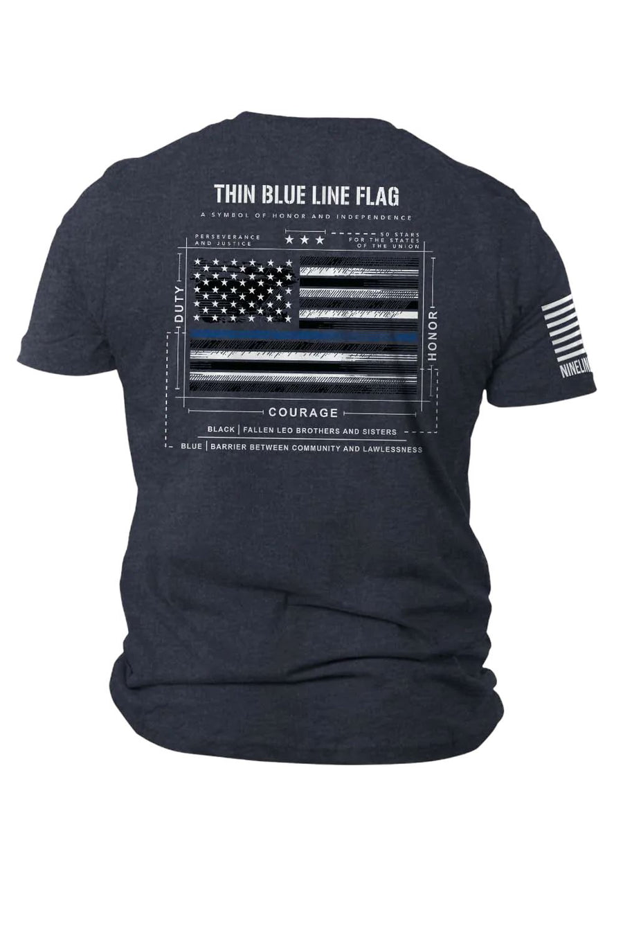 Nine Line TBL Schematic Tee – COPS SHOP